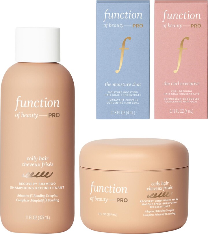 Function of Beauty PRO Coily Shampoo & Mask Value Set with Curl ...