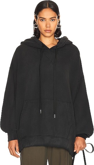 R 13 Jumbo Hoodie in Black - ShopStyle
