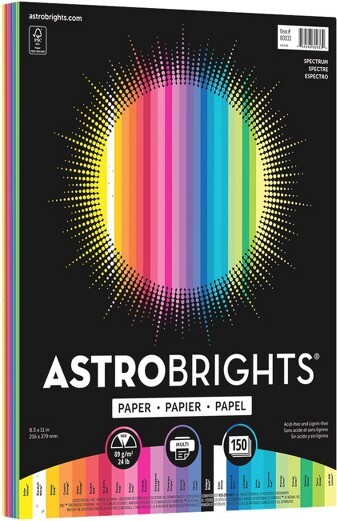Astrobrights 150ct Colored Printer Paper - Spectrum - ShopStyle Home Office Accessories