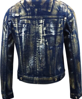 Madison.Maison Metallic Denim Jacket - ShopStyle