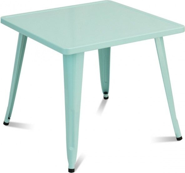 27'' Kids Square Steel Table Play Learn Activity Table - 27" x 27" x 24 ...