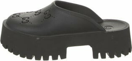 Gucci GG Supreme Rubber Mules - ShopStyle