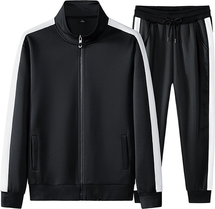 ZZHZGZ Tracksuit Men Cozy Mens 3 Piece Suit Trendy Mens Tracksuit Tops ...