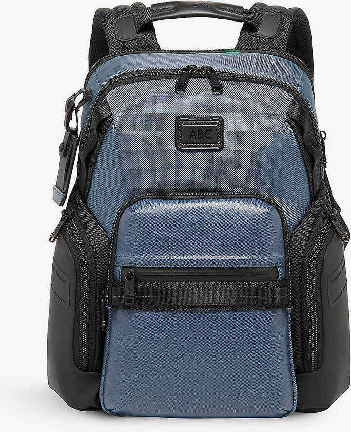 Tumi Blue Navigation Shell Backpack - ShopStyle
