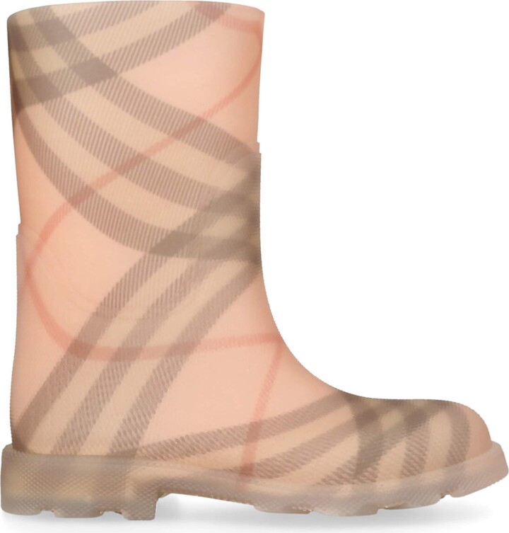 Burberry Children Rubber Check Marsh Boots - ShopStyle Girls' Shoes