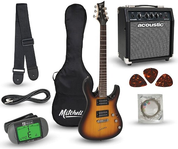 Mitchell Guitars Mitchell MD150PK Electric Guitar Launch Pack With Amp ...