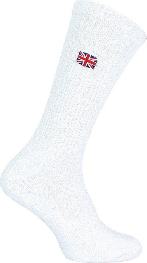 URBAN ECCENTRIC Novelty Union Jack Motif Cotton Rich Britain Flag Socks ...
