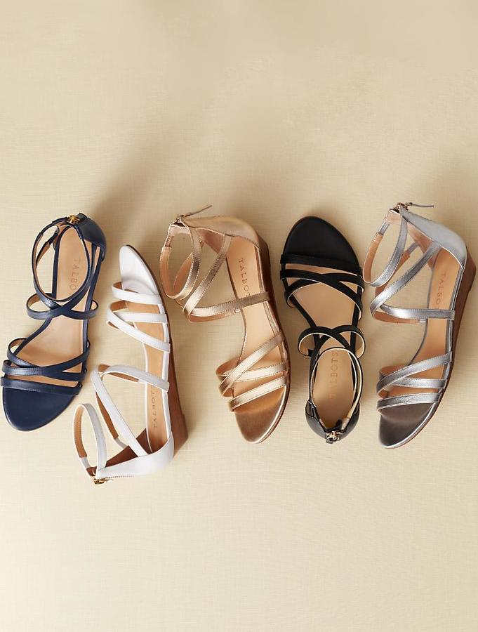 Talbots Capri Gladiator Wedge-Metallic - ShopStyle Wedges