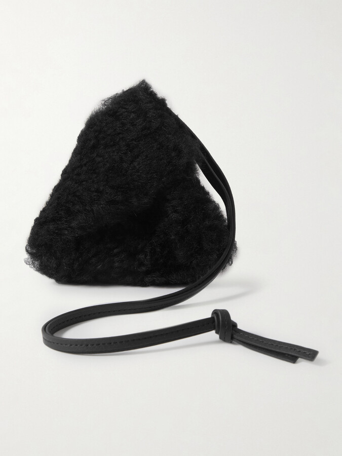 Loewe Puzzle Fold Shearling and Leather Key Fob - ShopStyle Tech ...