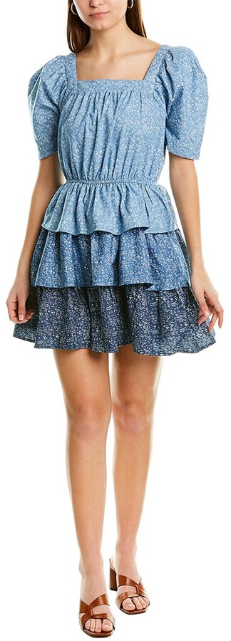 Fate Tiered Ruffle Mini Dress - ShopStyle