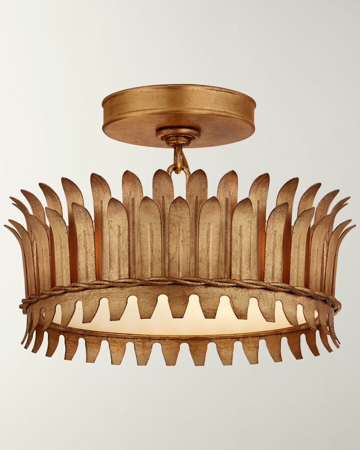 Visual Comfort Signature Leslie 12 Semi-Flush By Suzanne Kasler ...