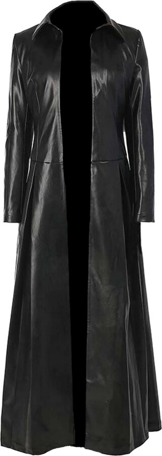 PROMENADE CHIC Unisex Gothic Steampunk Long Duster Blended Trench Coat ...