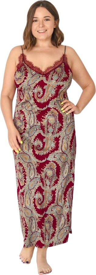 Identity Lingerie Satin Night Dress Women Uk Silk Nightie Sexy