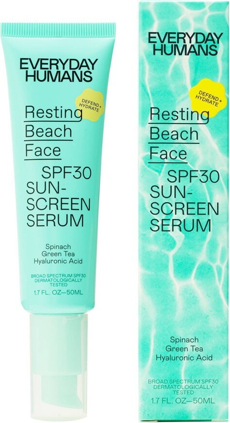 Everyday Humans Resting Beach Face Sunscreen Serum - SPF 30 - 1.7 fl oz ...