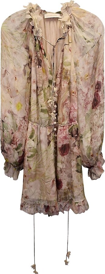 Zimmermann Dancer Flutter Playsuit In Floral Print Silk - ShopStyle ...