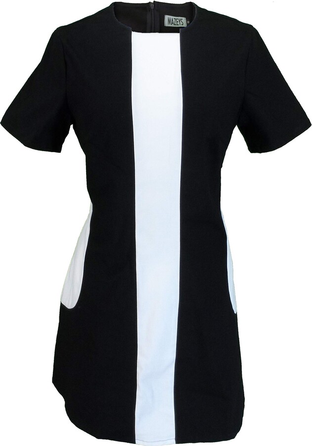Mazeys Ladies Retro Mod Dress (12 - ShopStyle