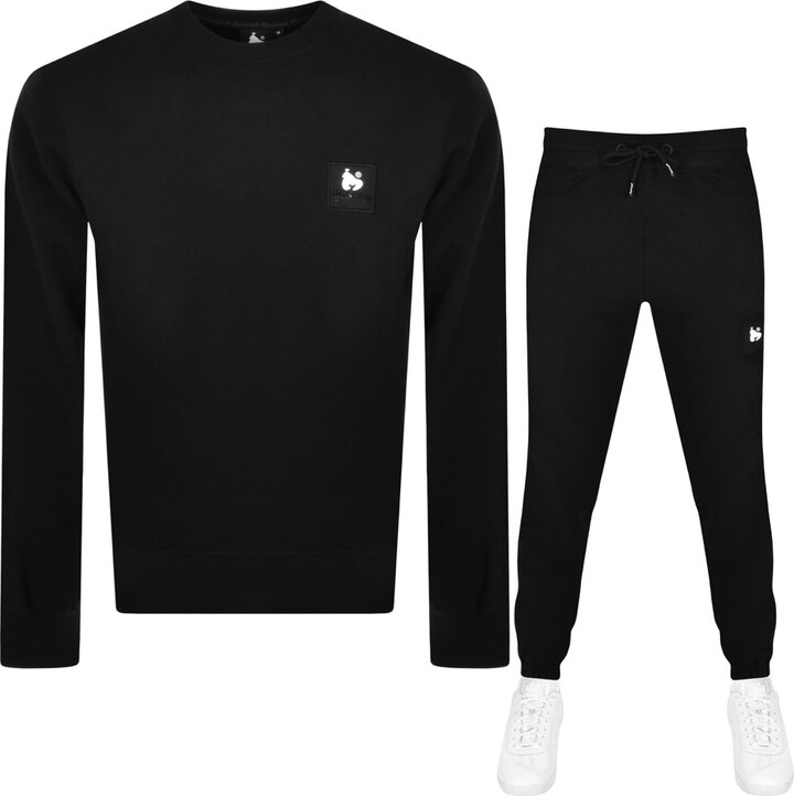 Money Clothing Money Logo Crew Tracksuit Black - ShopStyle Jumpers ...