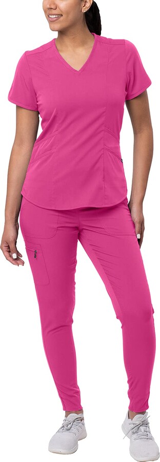 Adar Uniforms Adar Pro Modern Athletic Scrub Set for Women - Modern V ...