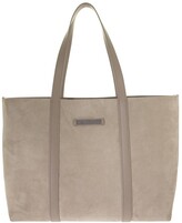 Brunello Cucinelli Logo Patch Top Handle Bag - ShopStyle