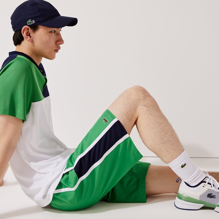 Lacoste Men's SPORT Colorblock Panels Lightweight Shorts - ShopStyle