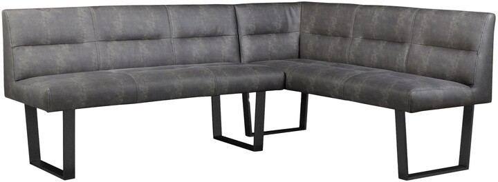 Aurelle Home Modern Eco-Leather Kitchen Corner Bench - ShopStyle