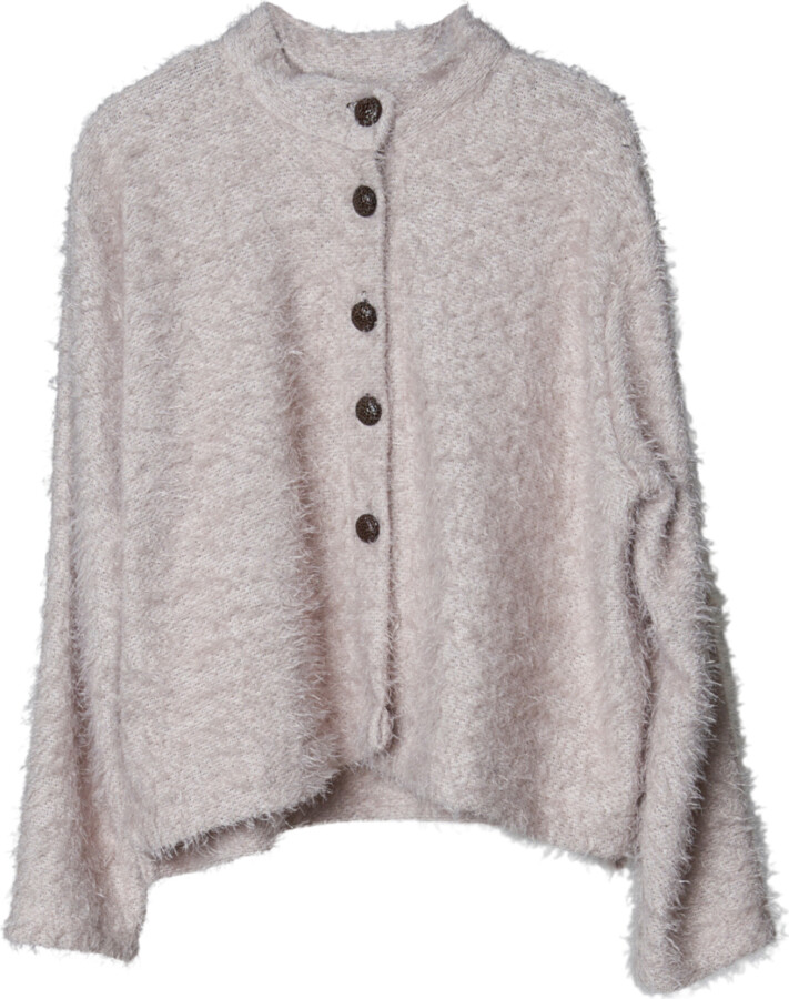 DIZA GABO - Oversize Knitting Cardigan In Benjamin Moore - ShopStyle