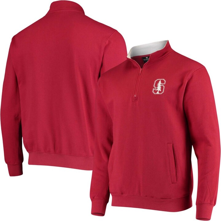 Colosseum Men's Cardinal Stanford Cardinal Tortugas Logo Quarter-Zip Jacket - ShopStyle