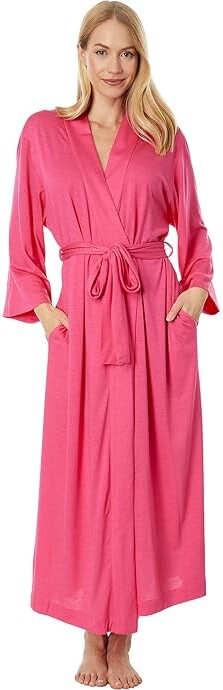 Natori Shangri-La Robe (Heather Pink Raspberry) Women's Robe - ShopStyle