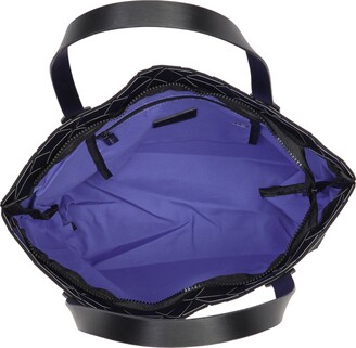 PATRIZIA LUCA Diagonal Two-Tone Geometric Tote Bag - ShopStyle