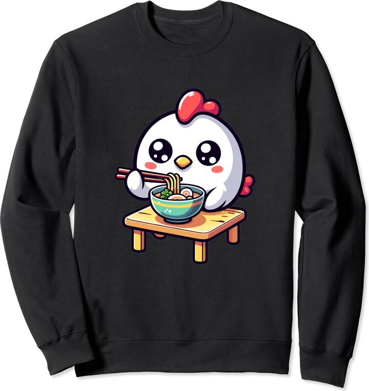 Cute Kawaii Chibi Animals Eating Ramen Co. Cute Japanese Kawaii Chibi ...