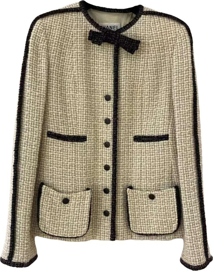 Chanel La Petite Veste Noire tweed jacket - ShopStyle Vests