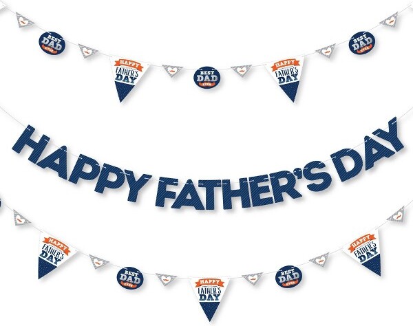 Big Dot of Happiness Happy Father's Day - We Love Dad Party Letter ...
