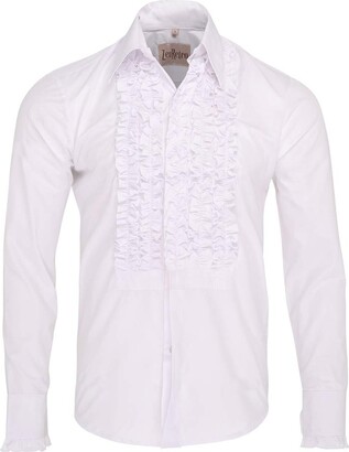 White Ruffle Shirt Mens | Shop the world’s largest collection of ...