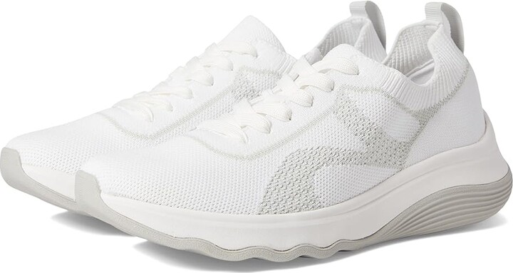 Clarks Circuit Tie (White Knit) Women's Shoes - ShopStyle Low Top Sneakers