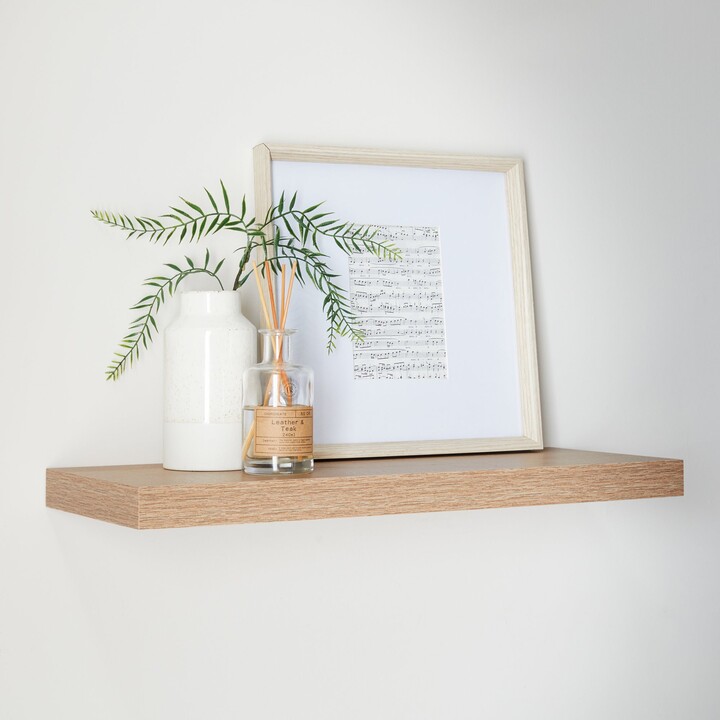 Dunelm Oak Floating Shelf Oak (Brown) - ShopStyle Bookcases & Shelves