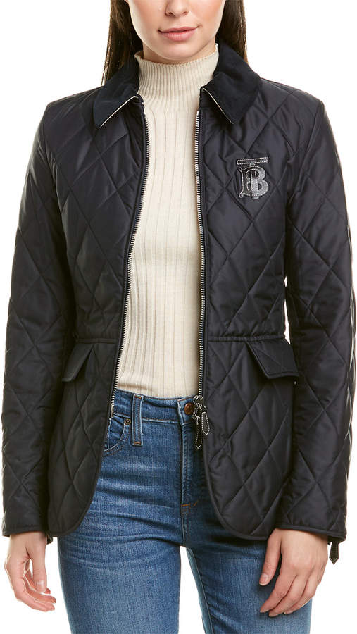 Burberry Monogram Quilted Jacket - ShopStyle