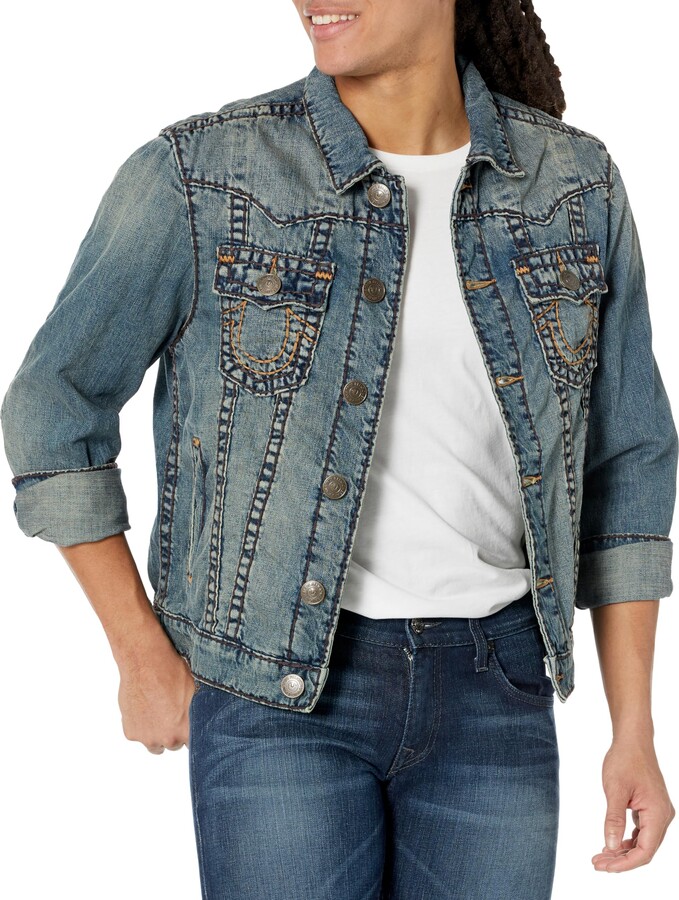 True Religion Men's Jimmy Denim Super T Trucker Jacket - ShopStyle