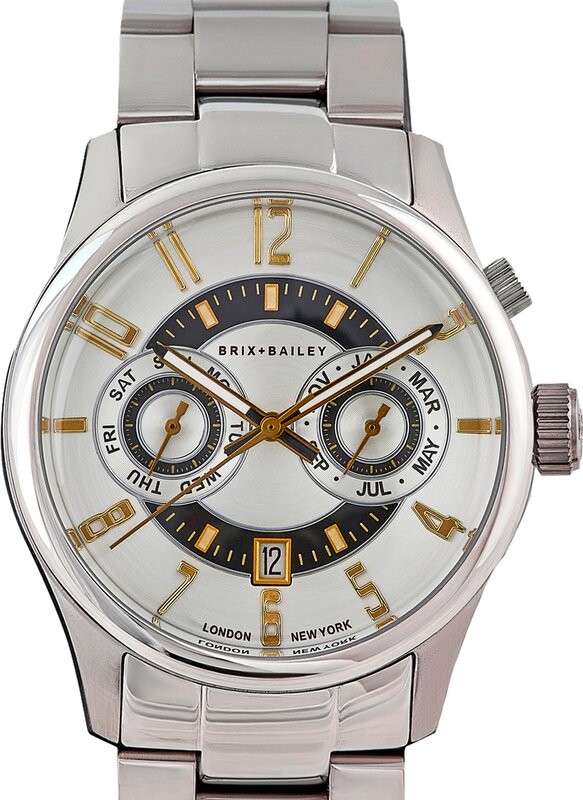 Brix + Bailey The Brix + Bailey Gold Heyes Chronograph Automatic Men's ...