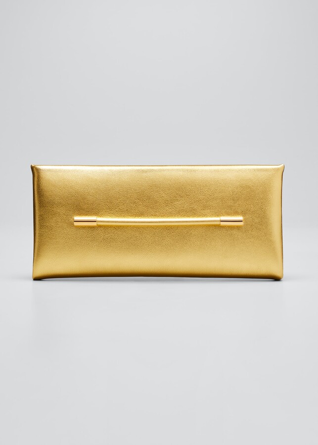 Tom Ford Ava Laminated Leather Clutch Bag - ShopStyle