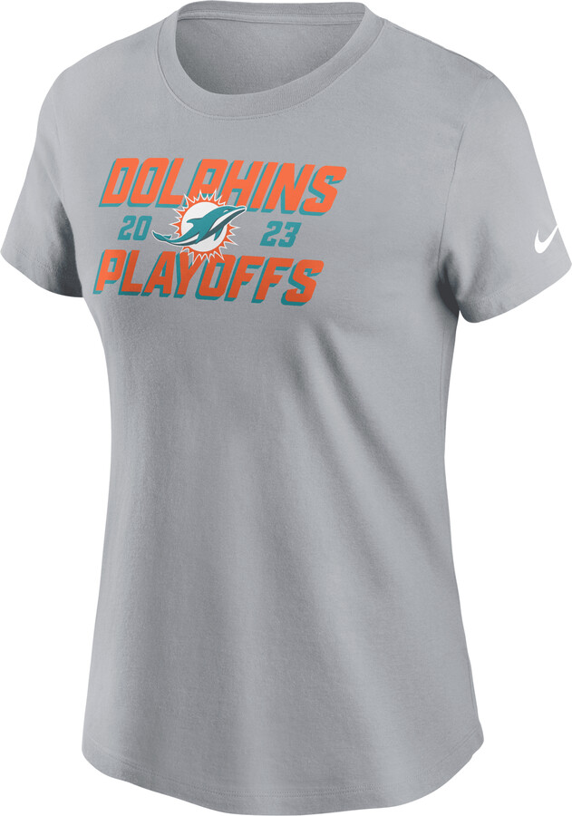 Nike Miami Dolphins 2023 NFL Playoffs Iconic Women's NFL T-Shirt in ...