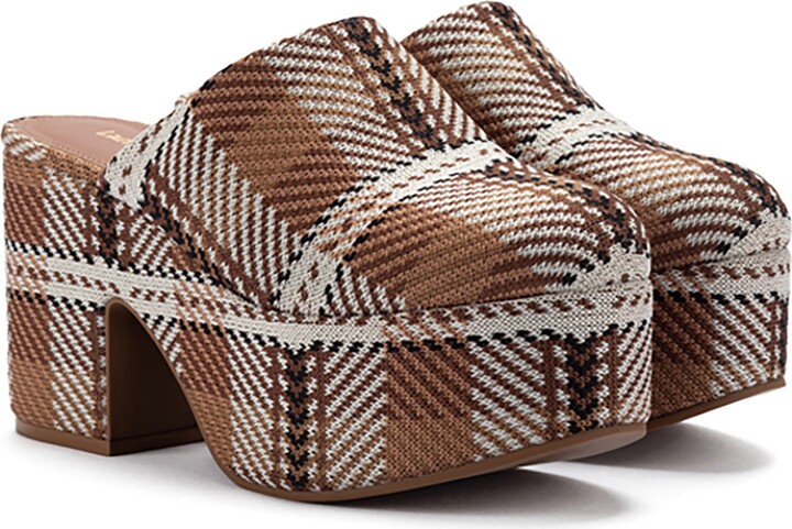 Larroude Leather Platform Clog - ShopStyle