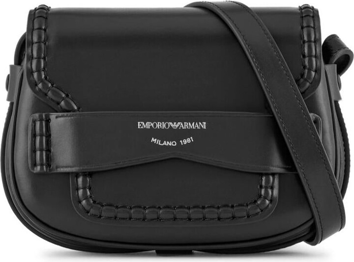 EA7 Emporio Armani Leather crossbody bag - ShopStyle