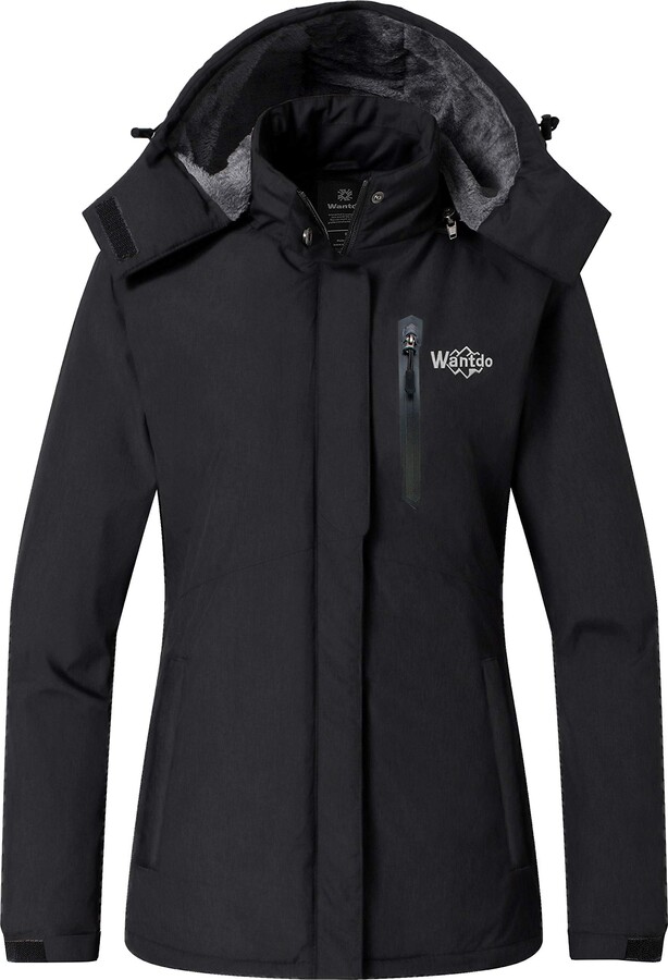 Wantdo Women's Outdoor Windproof Sports Coat Waterproof Ski Jacket ...