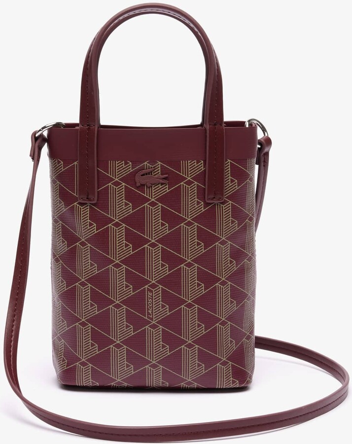 Lacoste Women's Zely Canvas Monogram Mini Tote - ShopStyle