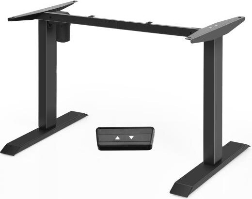 Slickblue Electric Sit to Stand Adjustable Desk Frame with Button ...