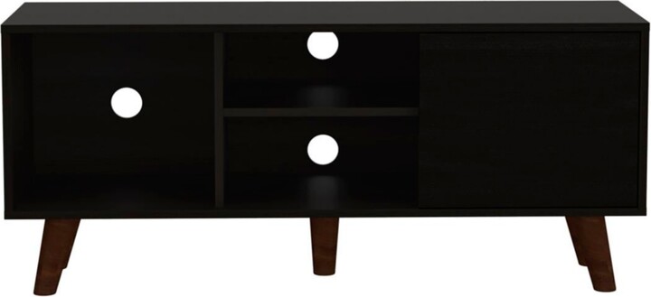 Simplie Fun Cincinnati Tv Stand For Tv'S Up 57", Three Shelves, Single ...