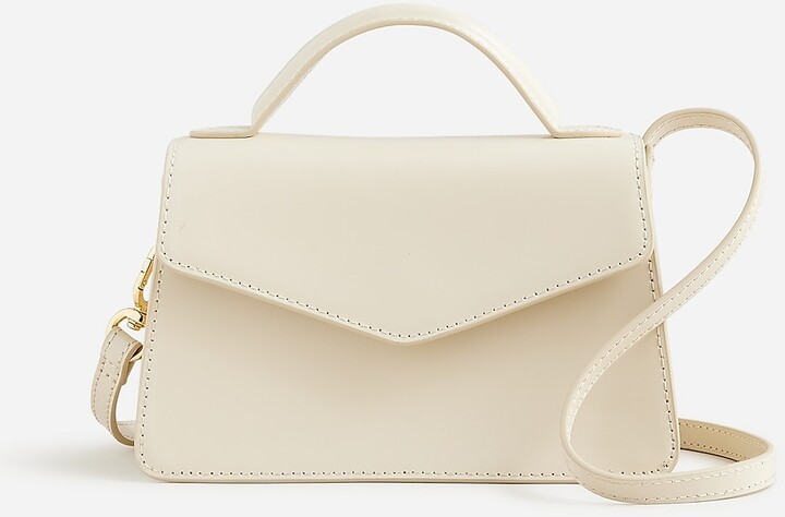 J.Crew Gracie top-handle bag in leather - ShopStyle