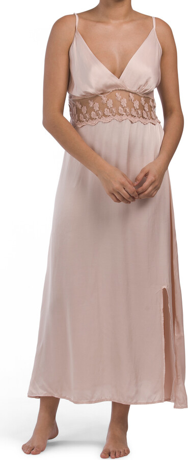 Angela Moda Made In Italy Long Chemise - ShopStyle Lingerie