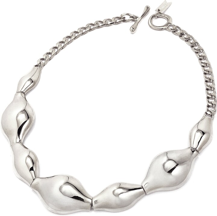 BIKO - Amphora Collar - Silver - ShopStyle Necklaces