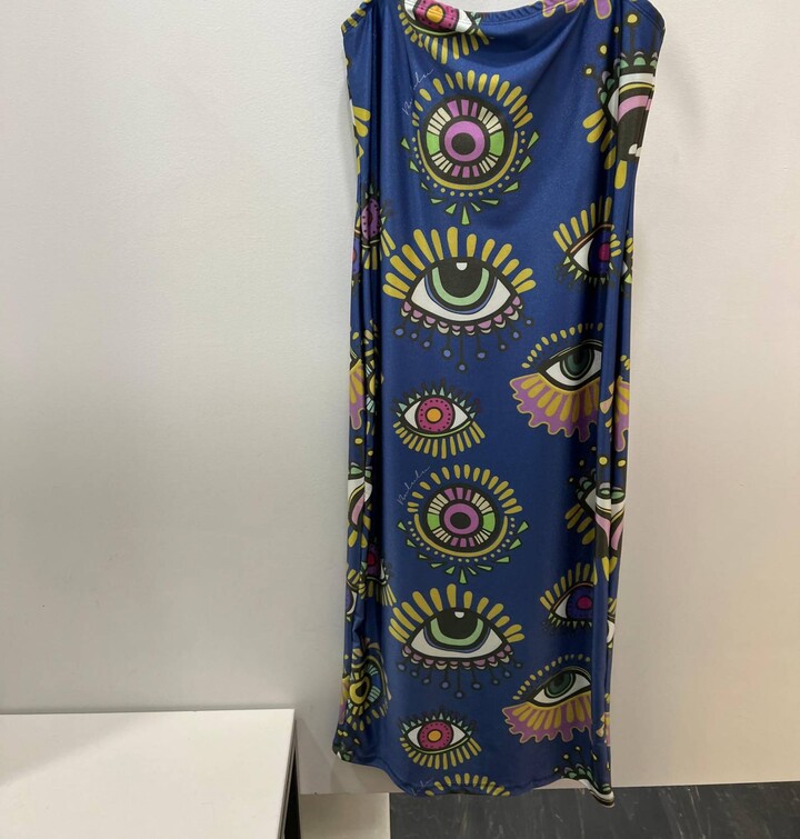 BULULU Paola Evil Eye Dress In Blue - ShopStyle